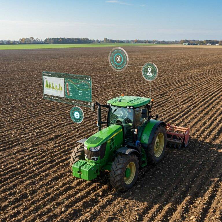 Tractor Monitoring: GPS Tracking for Farms